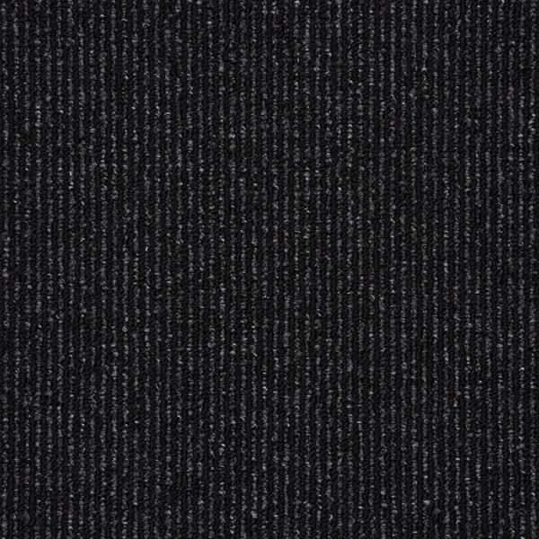 Ege Tæppeflise Una Tempo stripe deep black i 48 x 48 cm - EGETUTSDB048 ...